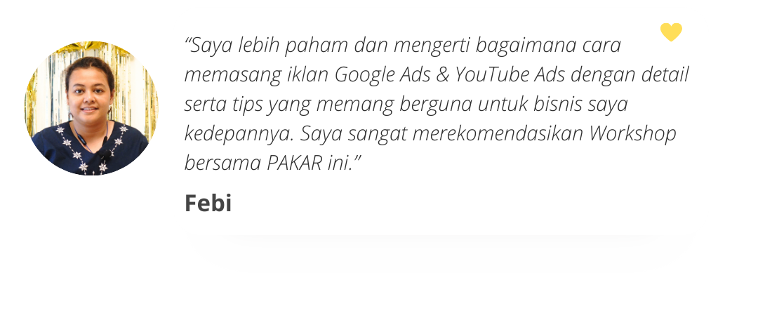 Workshop Google Ads Mastery | PAKAR
